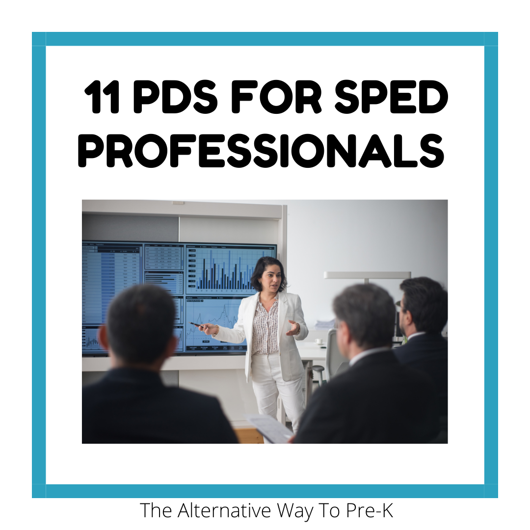 11 Special Education Professional Developments - The Alternative Way To ...