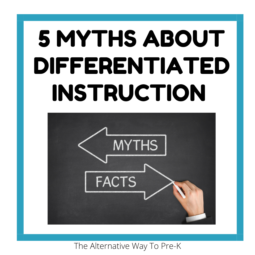 Debunking the Myths of Differentiated Instruction in Early Childhood ...